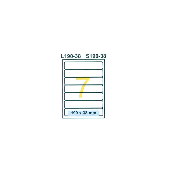 Riklabel Smart labels, 190x38mm