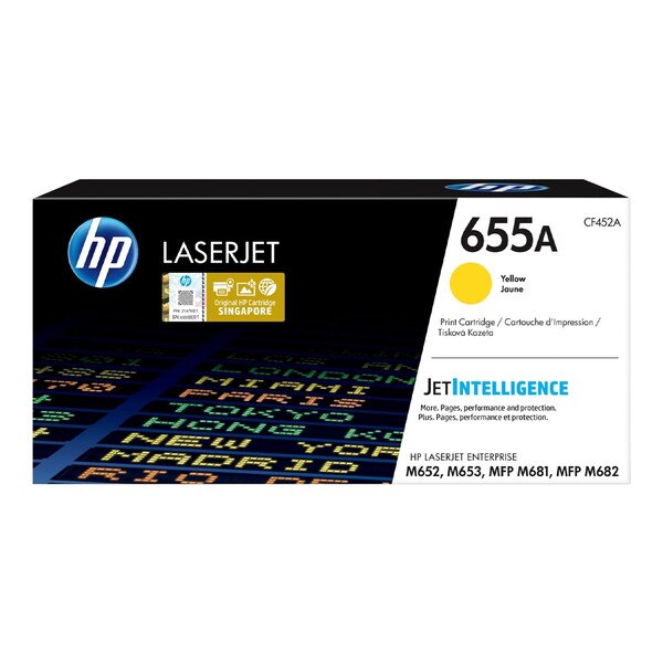 HP CF452A-655A Yellow Original LaserJet Toner Cartridge