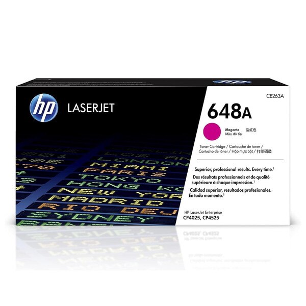 HP CE263A-Laserjet Cp 4025/4525/4020 5K Toner, Magenta Yield Page 11000