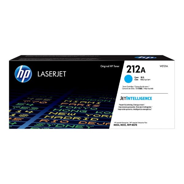 HP W2121A-212A Cyan Original Laserjet Toner Cartridge