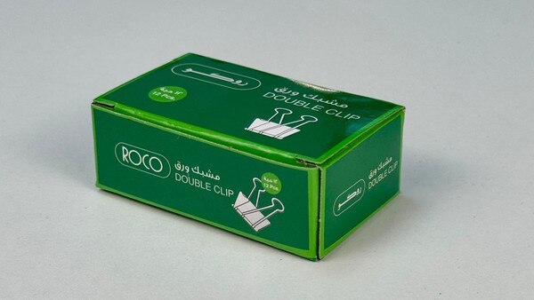 Roco Gold binder clips, 19mm (3/4"), 12 pcs/pack