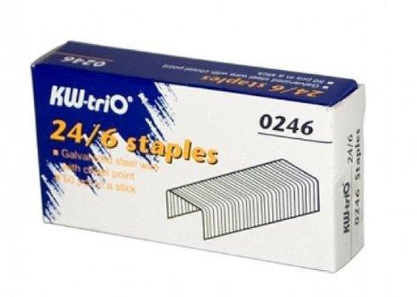 Kw-Trio staples 24/6 1000pcs