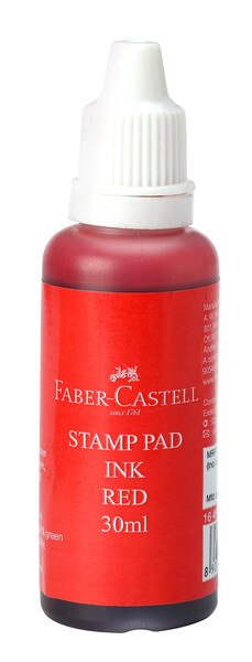 Faber Castell Stamp Ink, Red 30ml