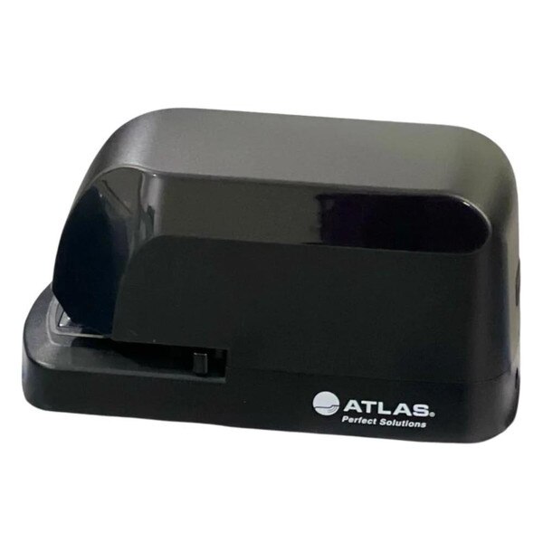 Atlas Electric Stapler, 45 Sheets, Staples Size 24/6,8,10 Black