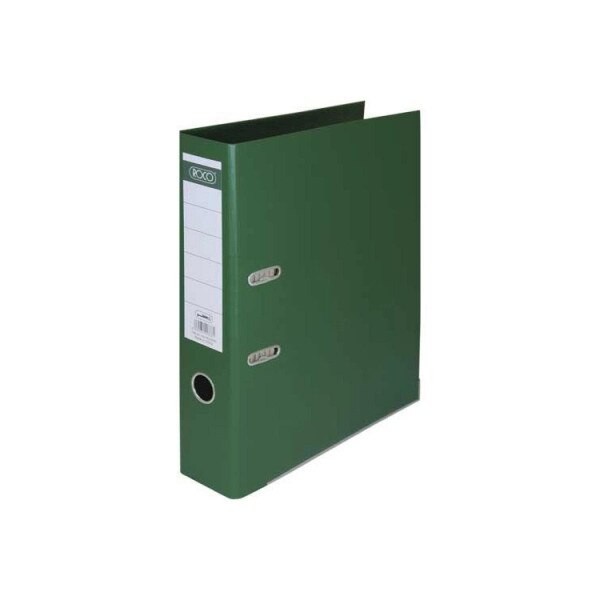 Roco Box File PVC & Transparent F/S 7.5cm Green