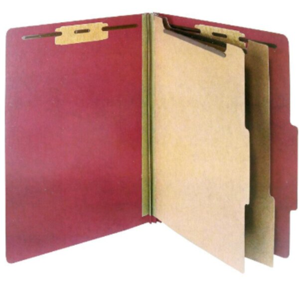 Partition files A4 size 3 flaps assorted color