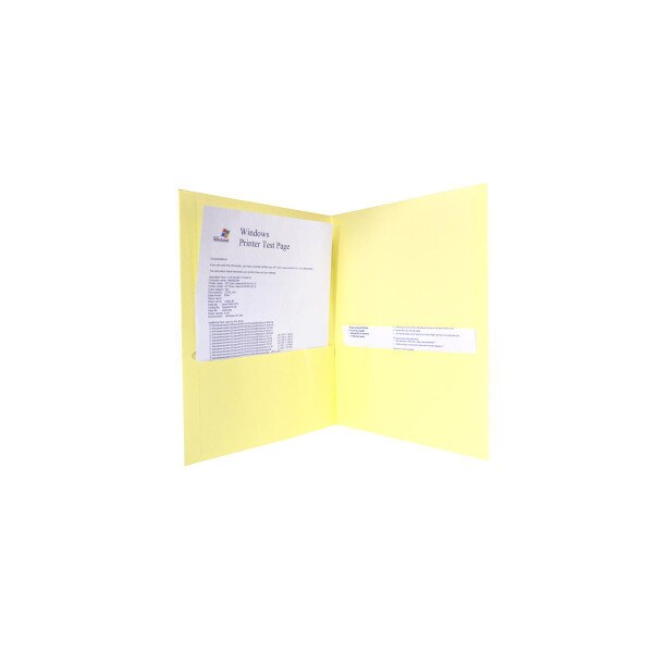 SAB Cardboard File A4 With 2 Pocket Beige