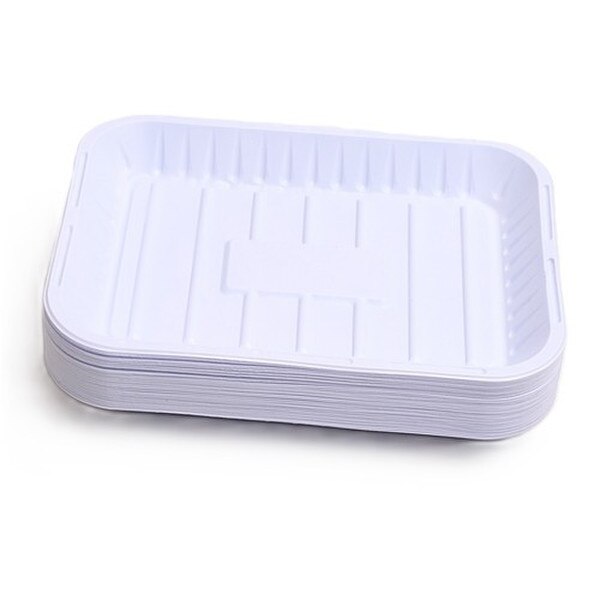 Plastic Plate Size 2 Rectangular 50/Pk