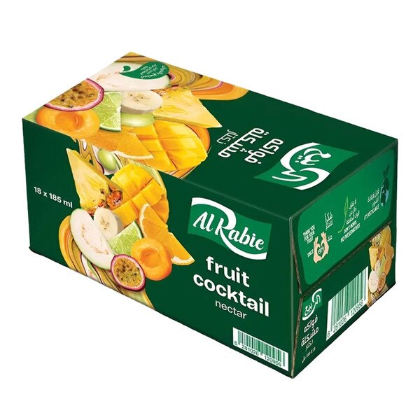 Al Rabie Fruit Cocktail Nectar 18x185ml