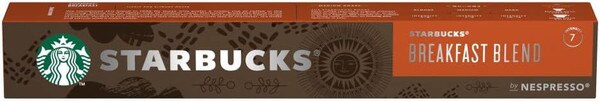 Starbucks Breakfast Blend Capsule 10/Sleeve