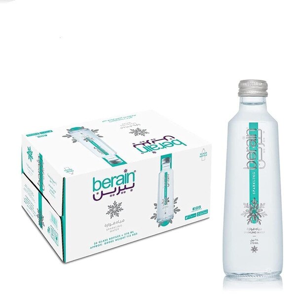 Berain Glass Sparkling Water 270ml Box Of 24