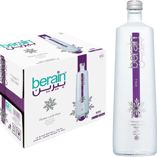 Berain Glass Still Water 750ml Box Of 12