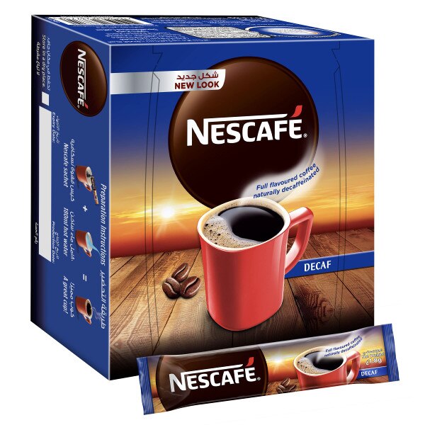 Nescafe Red Mug Decaf 1.8g, Pack 50 Sticks