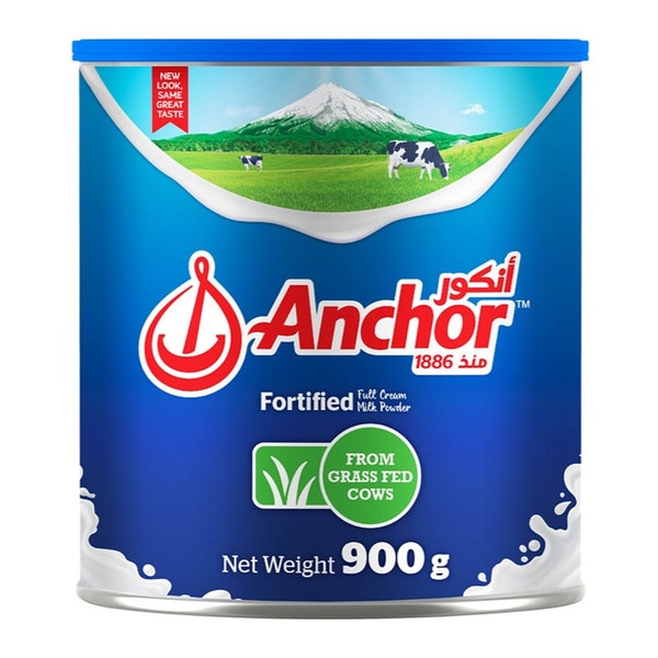 Anchor Full Cream Powder Milk Tin 900G