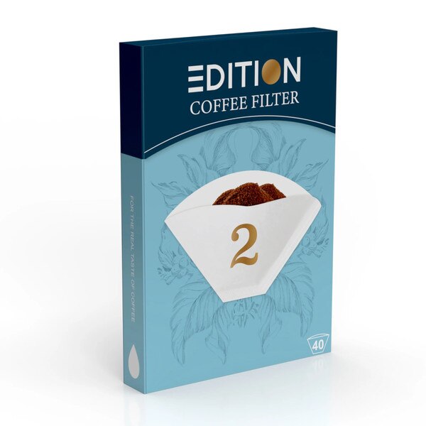 Edition Coffee Filter 1/2 40 Pcs/Pack