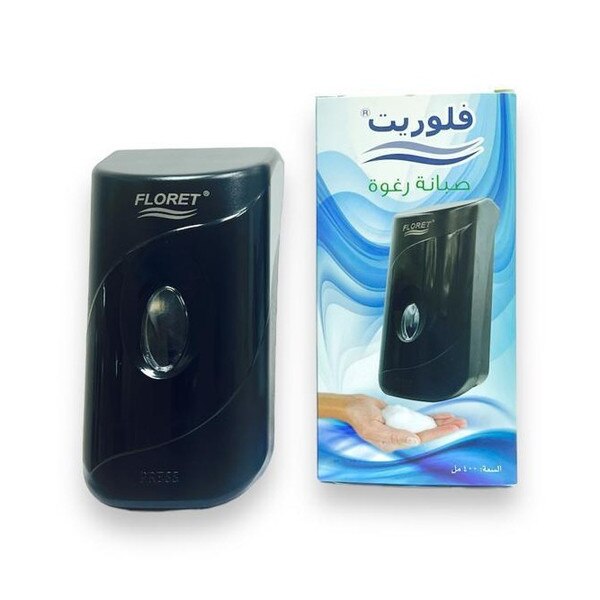 Floret Manual Foam Soap Dispenser 400ml Black