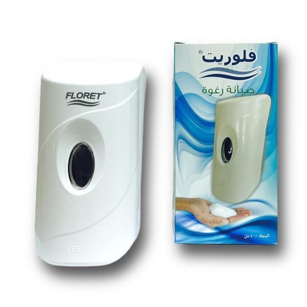 Floret Manual Foam Soap Dispenser 400ml White