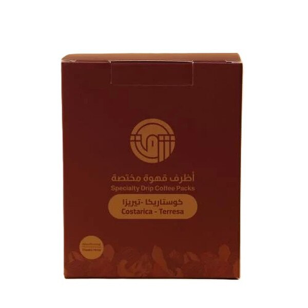 Shrq Coffee Roasters -Costa Rica Terresa Drip coffee bags - Pack/5