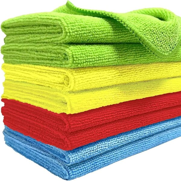 Microfiber Cleaning Cloth 40x30cm Assorted Color 12/Pack