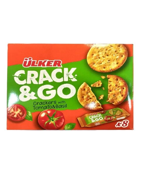 Ulker Crack Go Crackers With Tomato And Basil 36g Pack Of 8