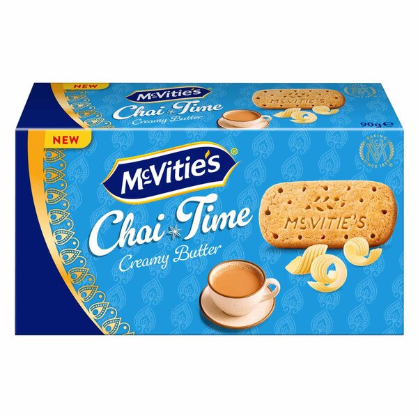 Mcvities Biscuits Chai Time Creamy Butter 100g Pack Of 12