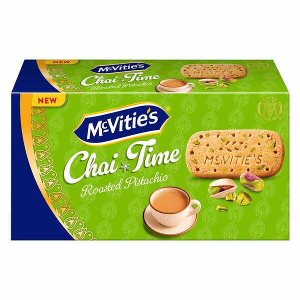 Mcvities Biscuits Chai Time Roasted Pistachio 100g Pack Of 12