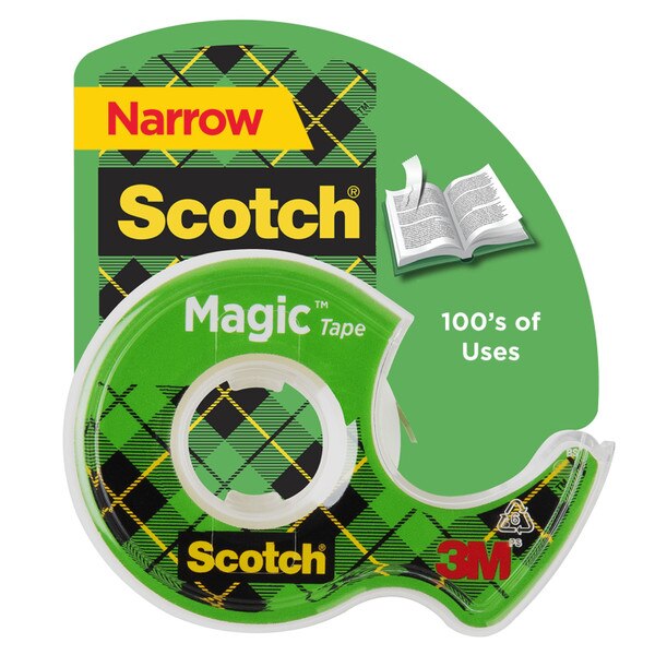 3M Scotch magic tape w/ dispenser, 1/2" x 450"