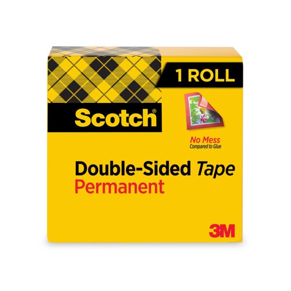 3M Scotch double sided tape, 3/4" x 36 yards