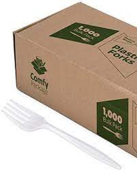 Plastic Fork Box of 1000