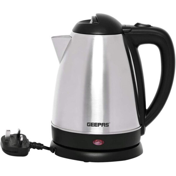 Geepas Water Electric Kettle Stainless Steel 1.8 Liter