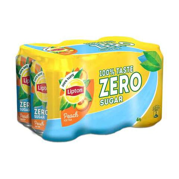 Lipton Ice Tea Peach Zero Sugar 315ml 6can