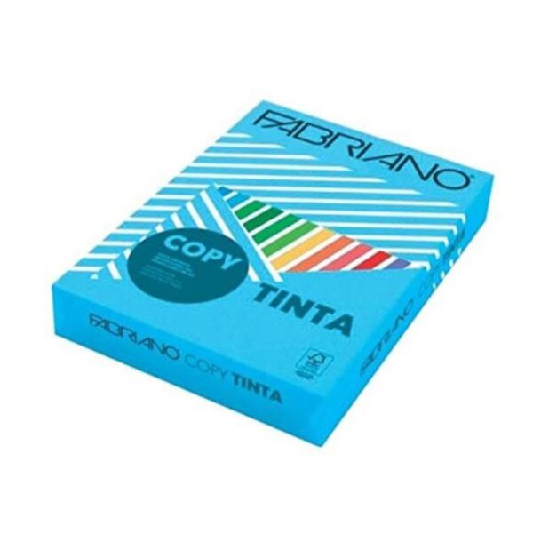 Fabriano A4 Colored Paper Dark Blue/Azzurro 500 Sheets 80g