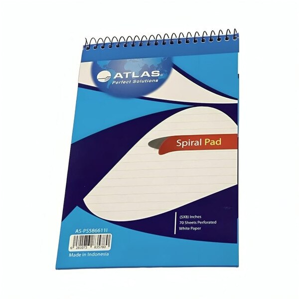 Atlas Spiral Notepad 5X8 70Sheets