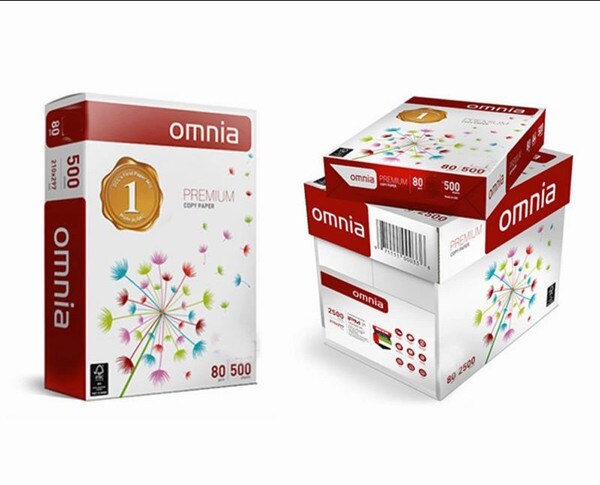 Omnia A3 Premium Copy Paper 500/Sheet, 5pack/Box