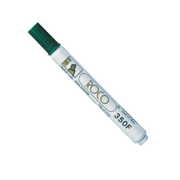 Roco permanent marker 350 chisel tip green-130011062 Pack/12
