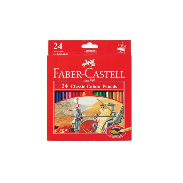 Faber Castell Coloring Pencil Cardboard Box 24 Colors