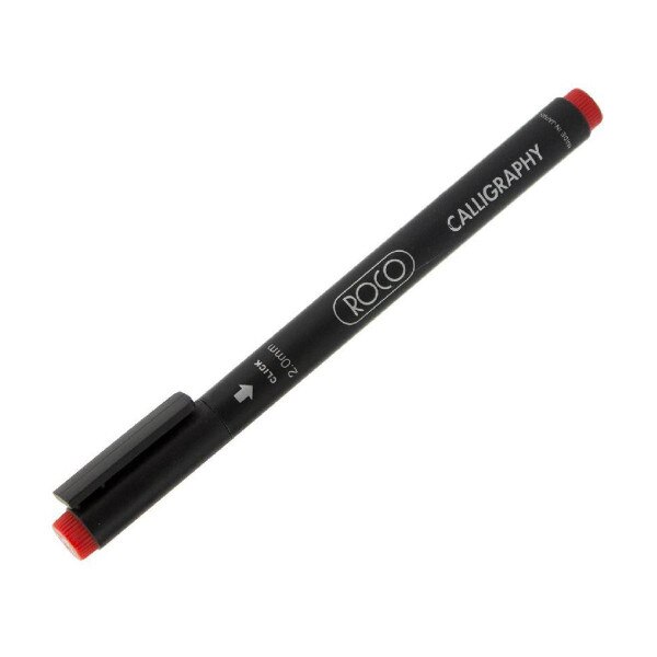 Roco calligraphy pen 2.0mm red Pack/12
