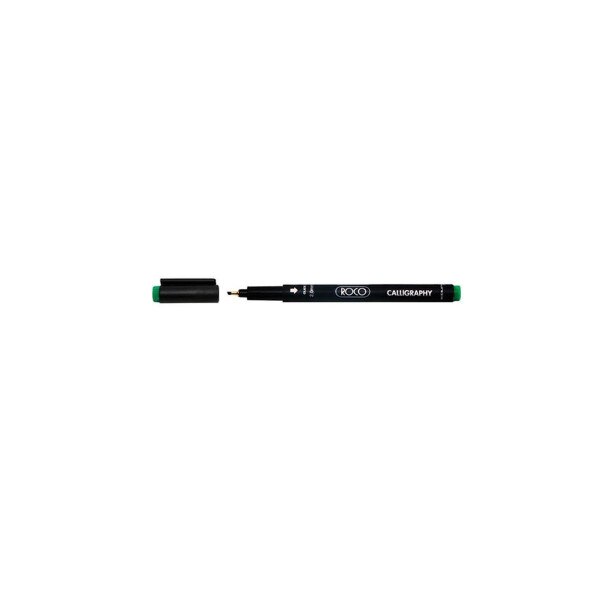 Roco calligraphy pen 2.0mm green Pack/12
