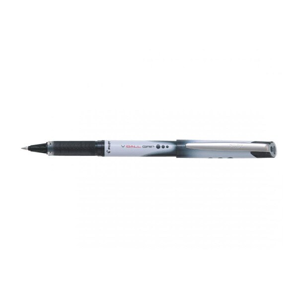 Pilot V ball grip roller pen Black Pack/12