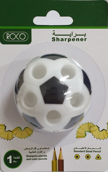 Roco Sharpener Football Shape Single Hole