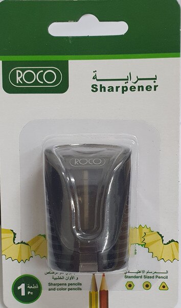 Roco Pocket Sharpener Single Hole Black
