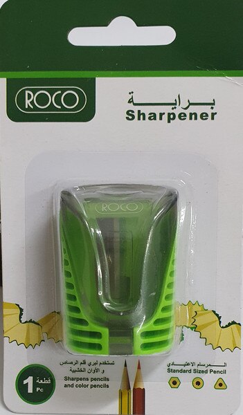 Roco Pocket Sharpener Single Hole Green