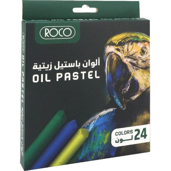 Roco Basic Color Set Oil Pastel 24 Colors